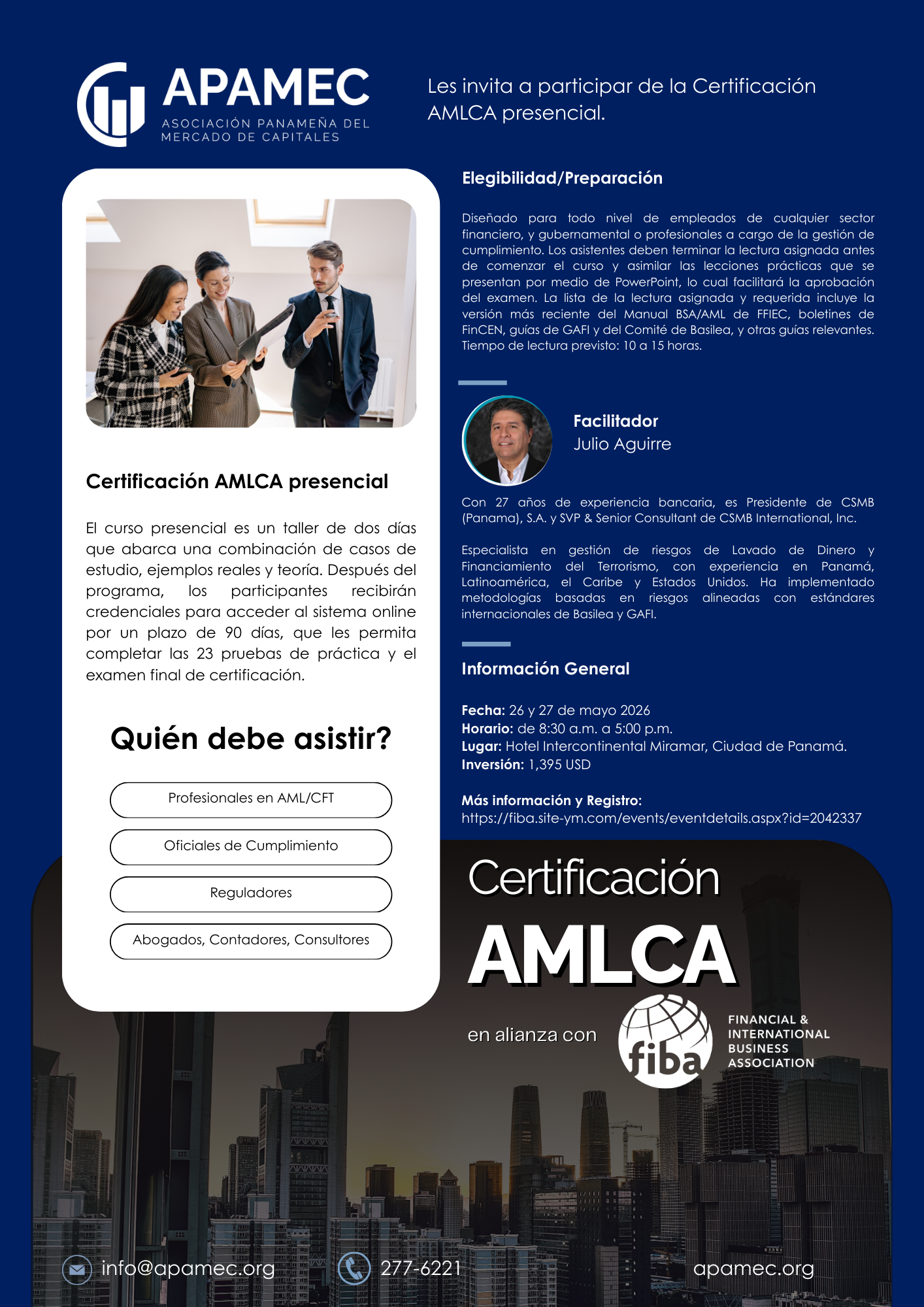 Cursos y Capacitaciones - Asociación Panemeña de Mercado de Capitales
